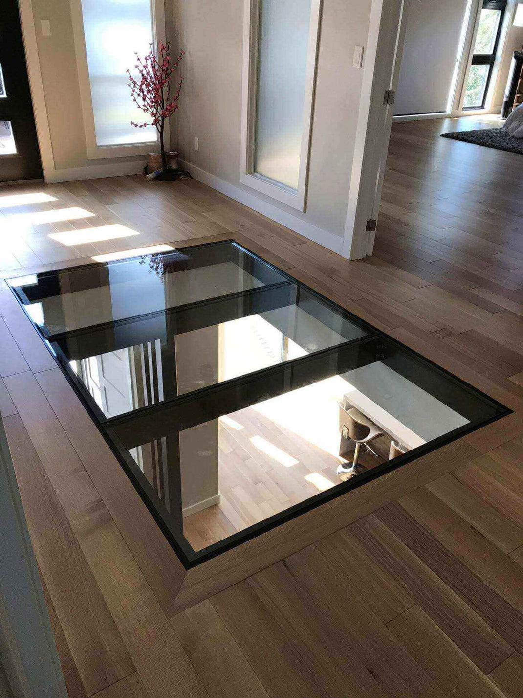 Interior Glass Floors - Walkable Skylights - Installation Walk On Glass ...